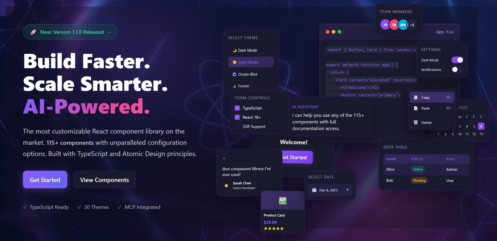 Atomic UI Components